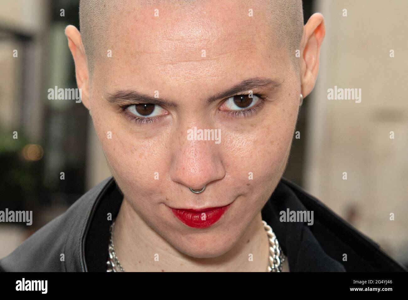 Sara Zinger attending the JOEONE by Louis-Gabriel Nouchi Menswear ...