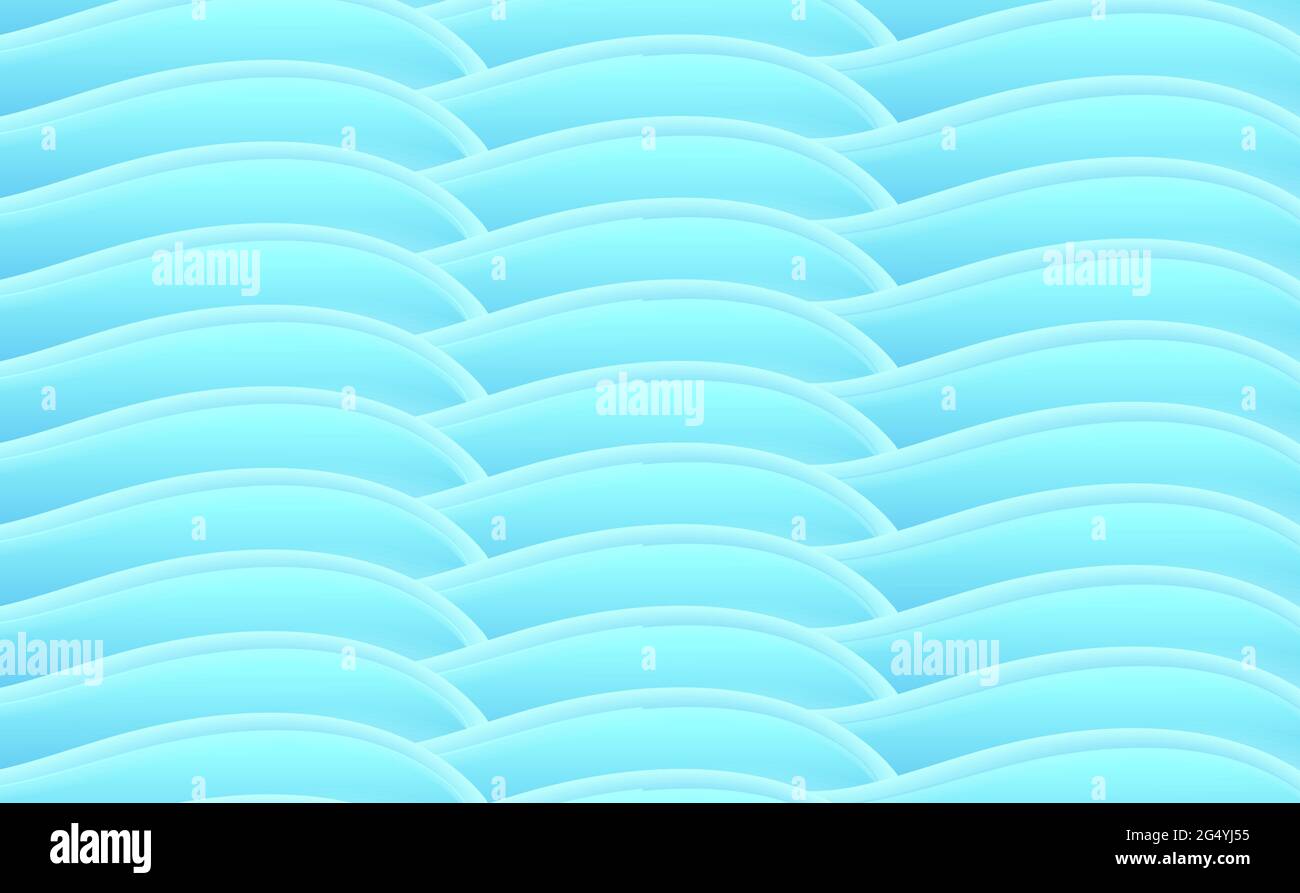 Blue abstract texture of 3d curves forming surface Stock Vector Image ...