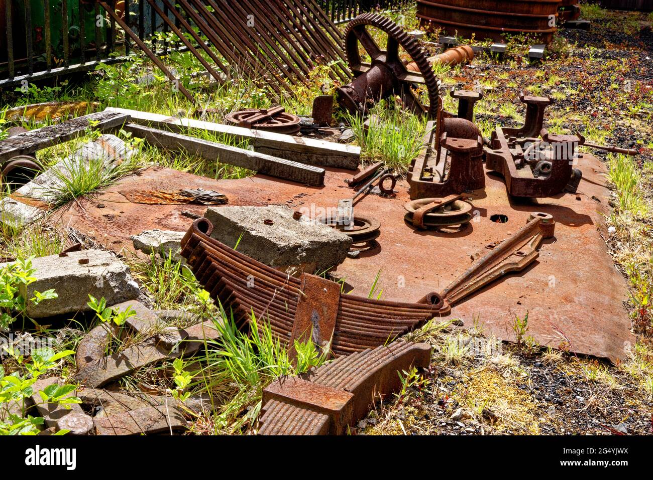 Rusty cogs gear mechanical transmission. Industrial machinery vintage ...