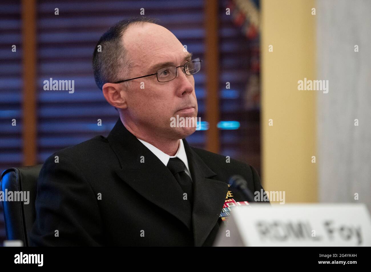 Rear admiral ronald foy hi-res stock photography and images - Alamy