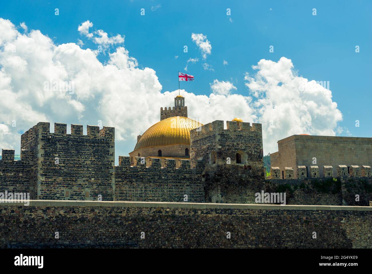 Rabat medieval castle in Akhaltsikhe is famous georgian touristic ...