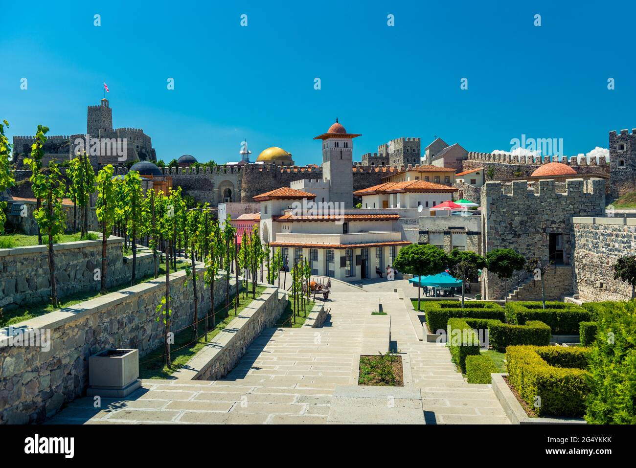 Rabat medieval castle in Akhaltsikhe is famous georgian touristic ...