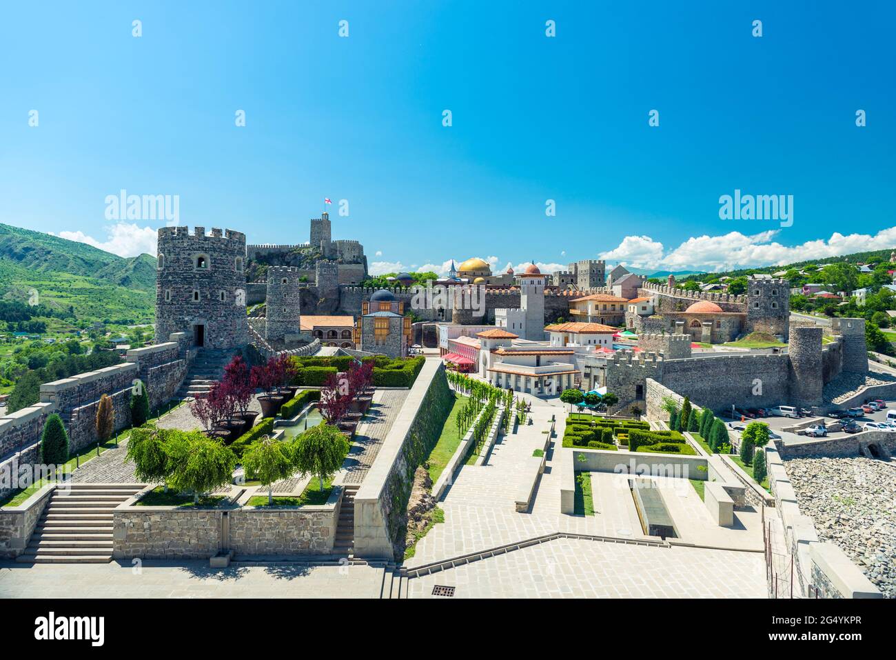 Rabat medieval castle in Akhaltsikhe is famous georgian touristic ...