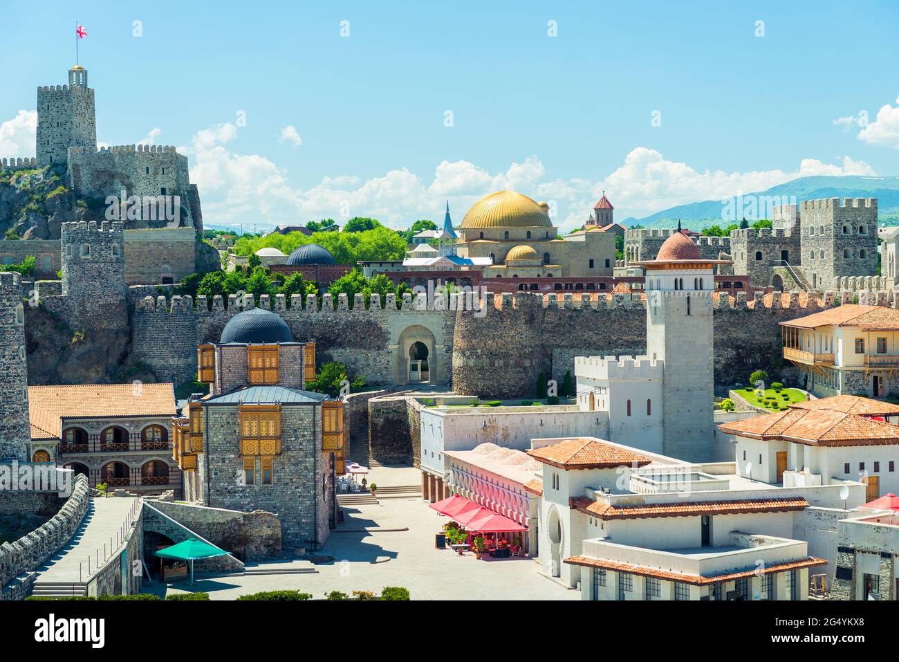 Rabat medieval castle in Akhaltsikhe is famous georgian touristic ...
