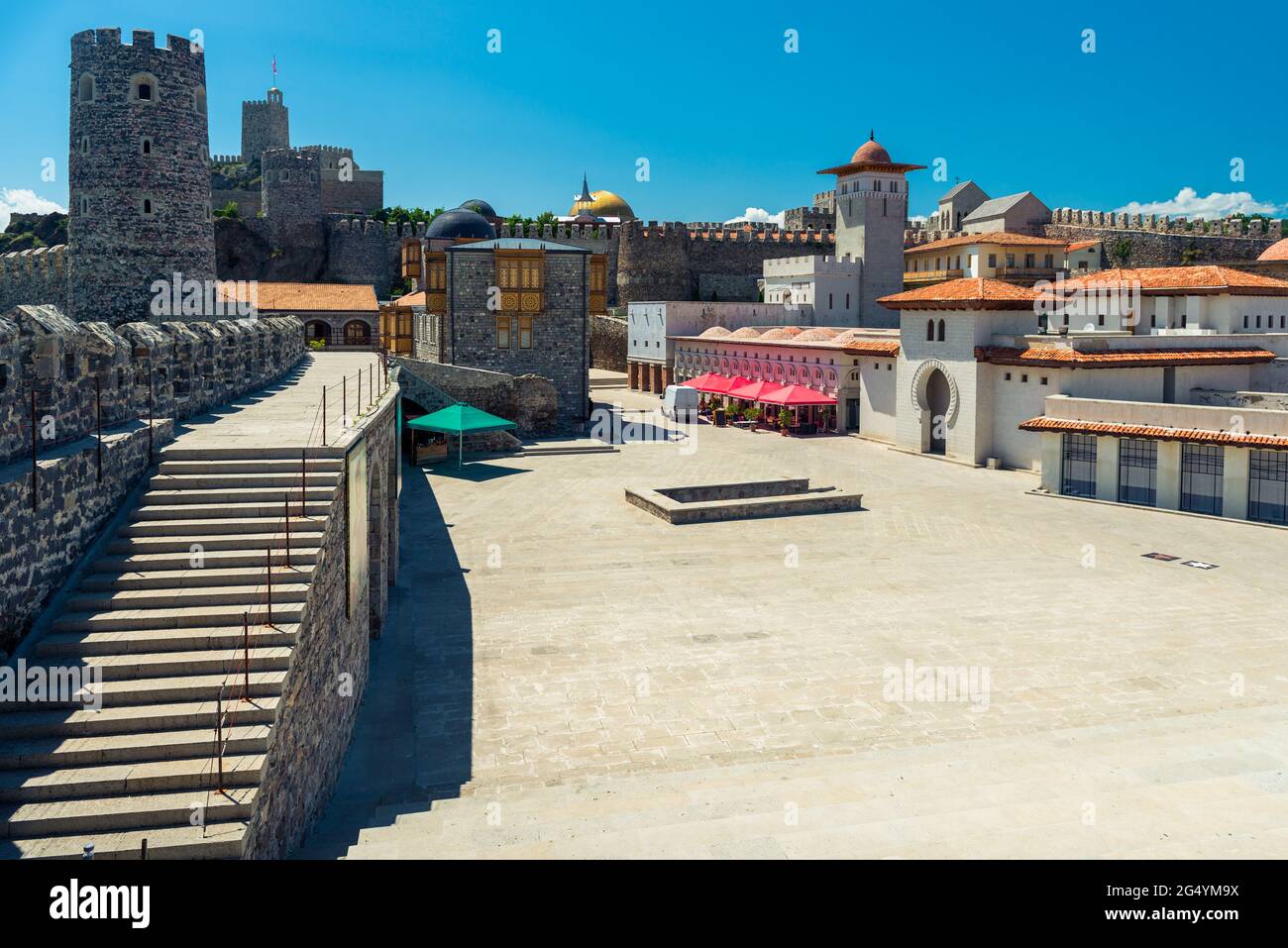 Rabat medieval castle in Akhaltsikhe is famous georgian touristic ...