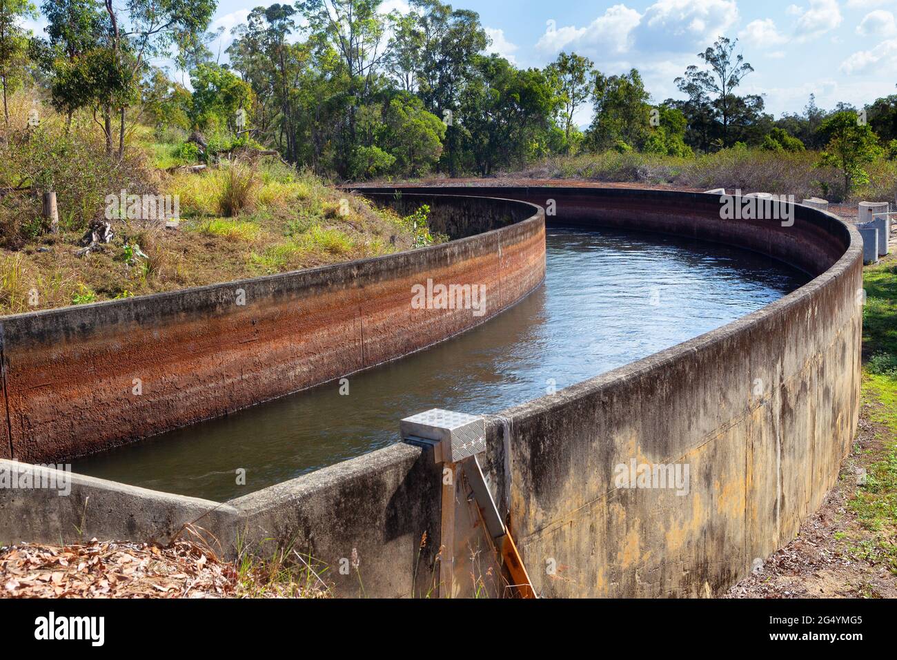 Irrigation channel for farming Stock Photo - Alamy