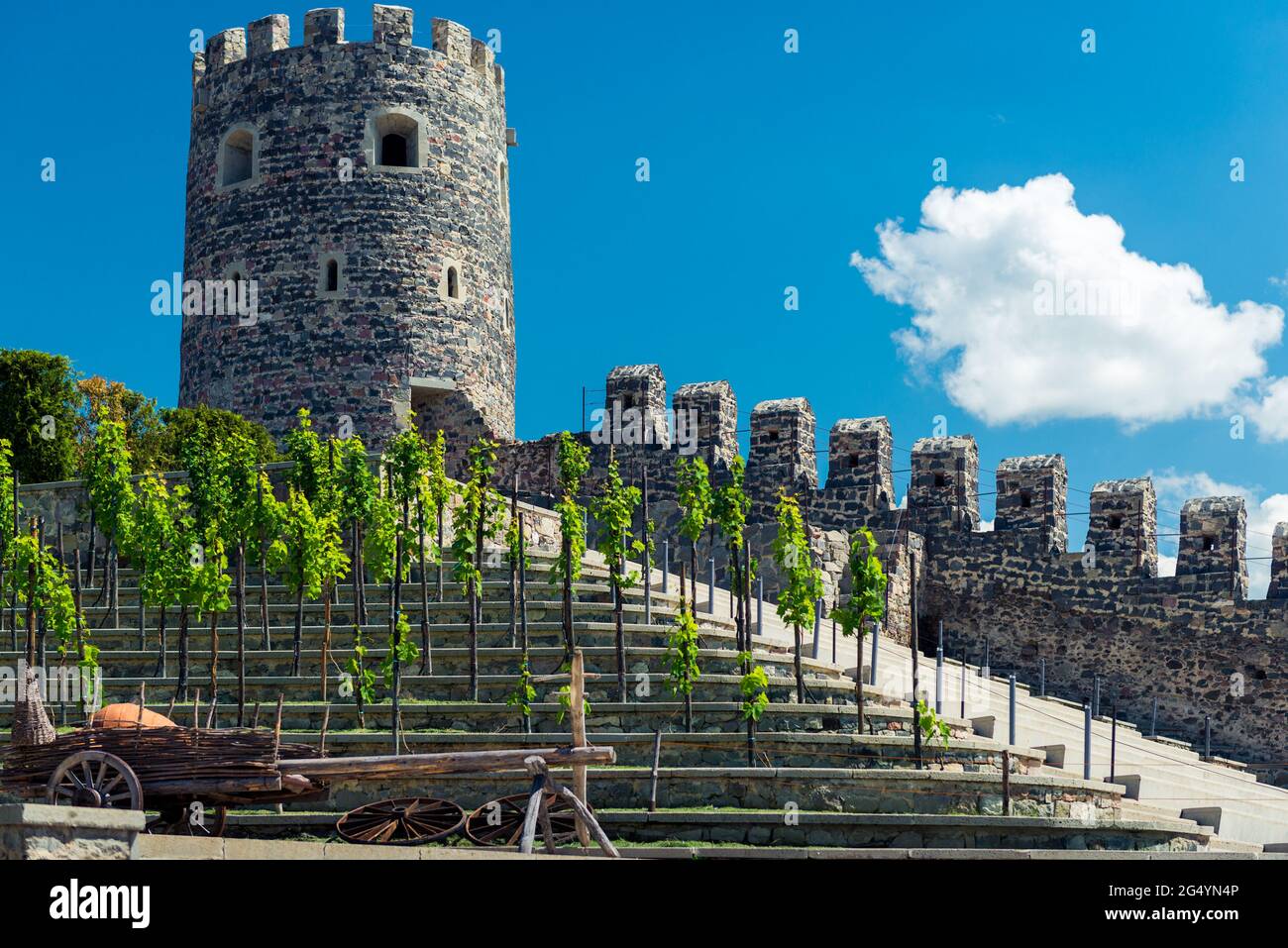 Rabat medieval castle in Akhaltsikhe is famous georgian touristic ...