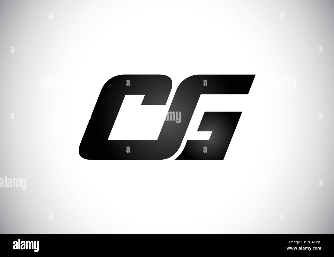 Cg letter logo Black and White Stock Photos & Images - Alamy