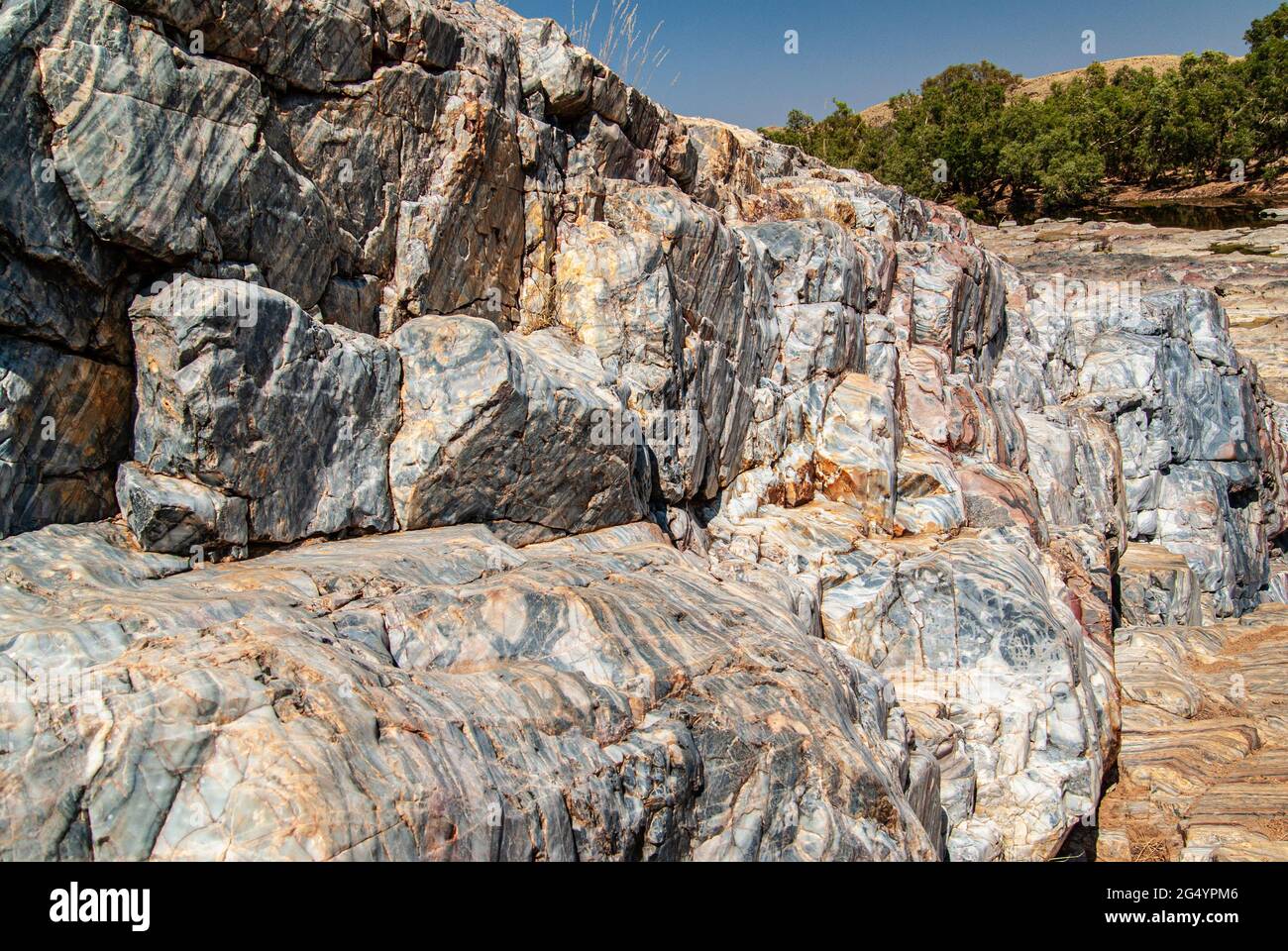 MARBLE BAR POOL, MARBLE BAR, PILBARA, WESTERN AUSTRALIA, AUSTRALIA ...