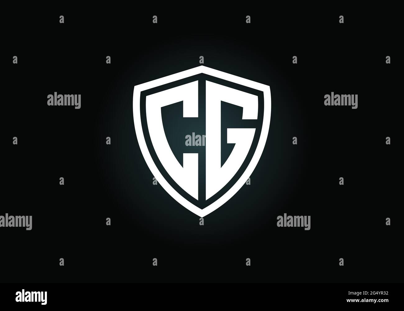 Initial CG Letter Logo With Creative Modern Business Typography Vector ...