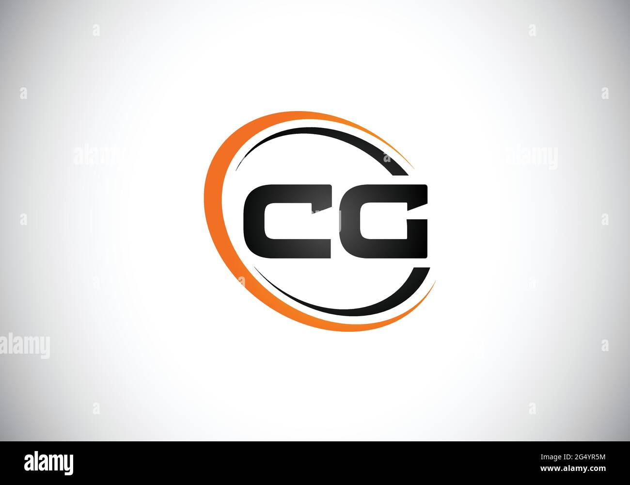 Initial CG Letter Logo With Creative Modern Business Typography Vector ...