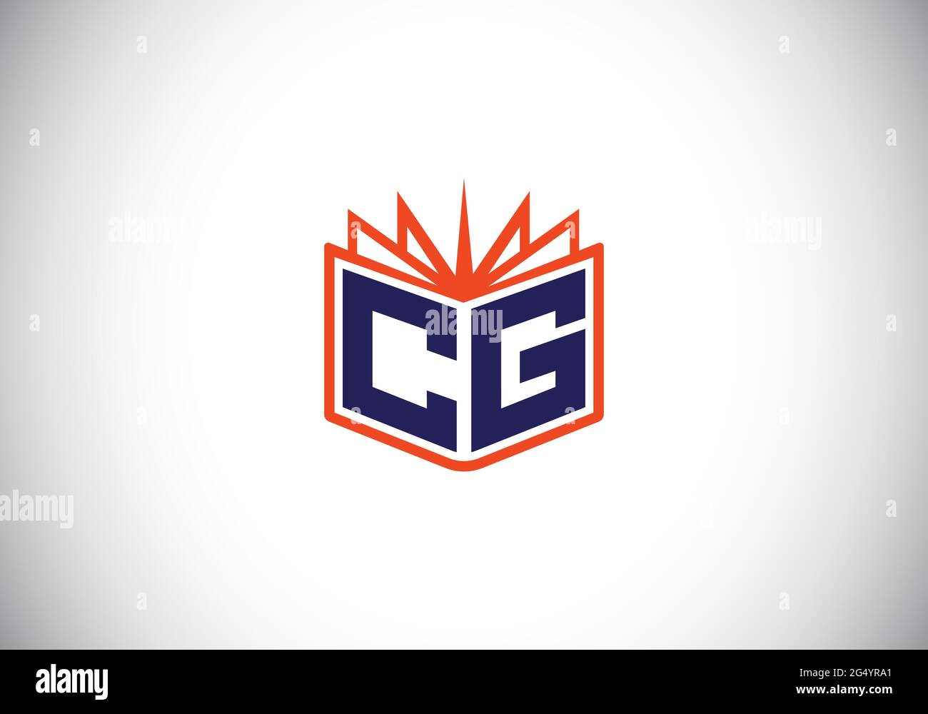 Initial CG Letter Logo With Creative Modern Business Typography Vector ...