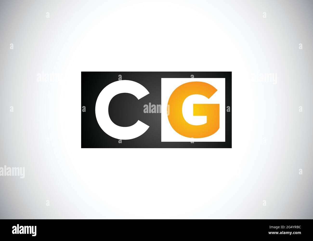 Initial CG Letter Logo With Creative Modern Business Typography Vector ...