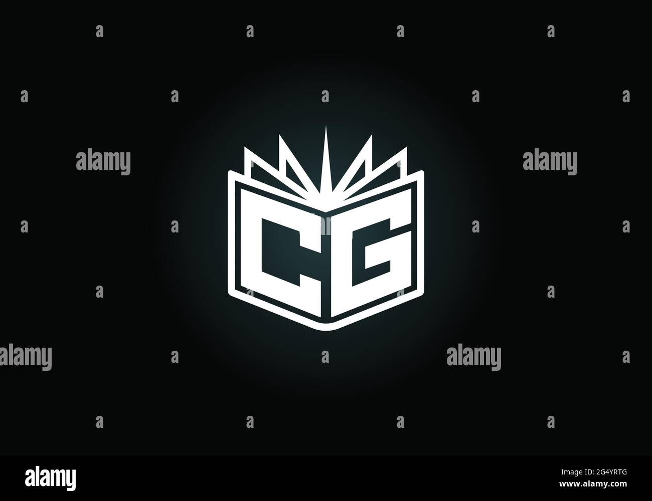 Initial CG Letter Logo With Creative Modern Business Typography Vector ...