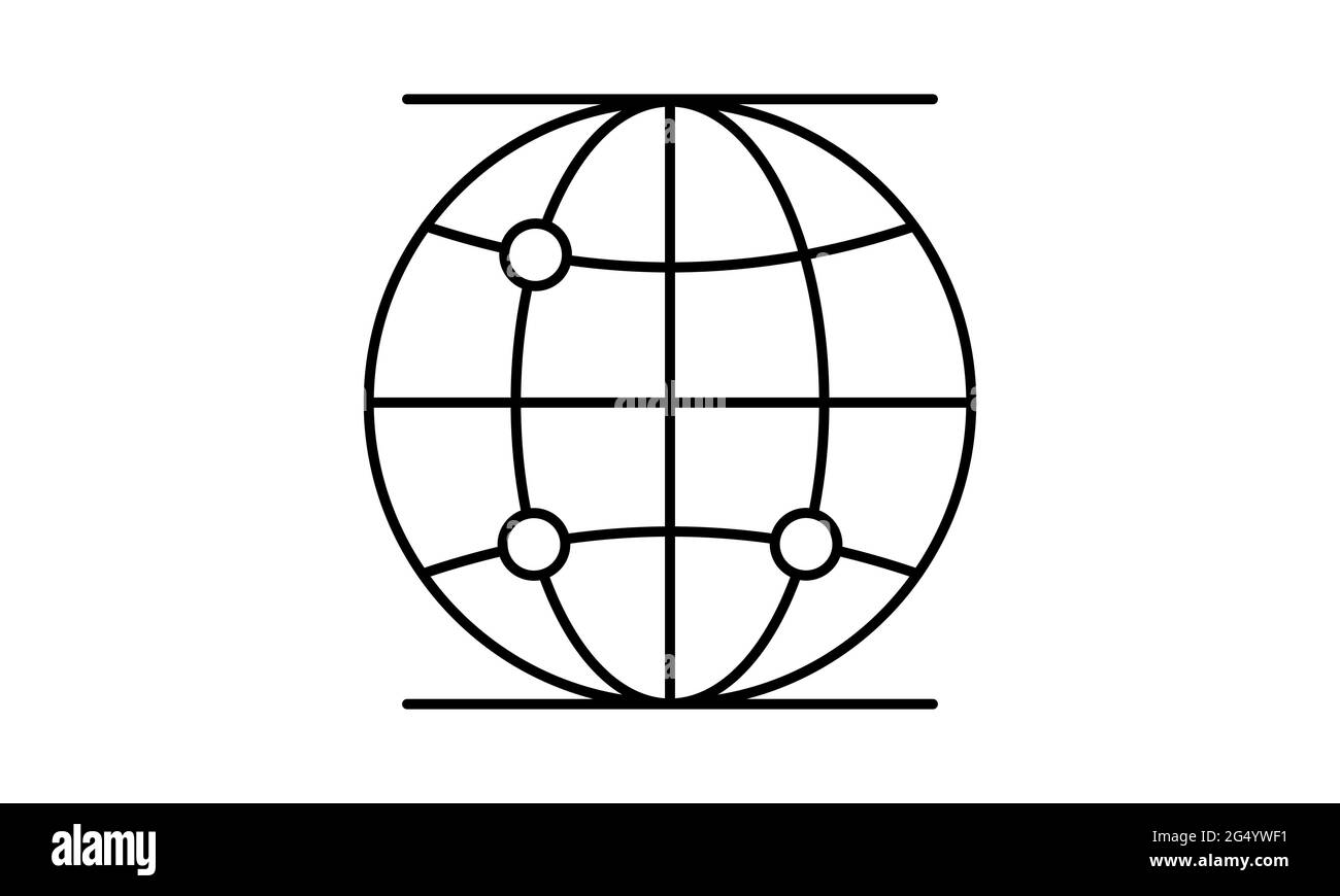 Global on line Black and White Stock Photos & Images - Alamy