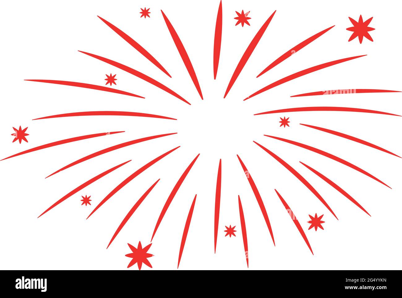 firework burst on white background Stock Vector Image & Art - Alamy