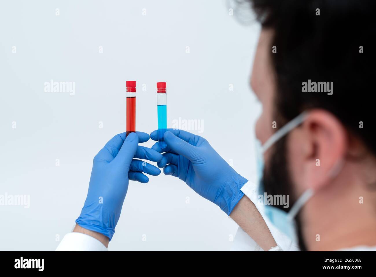 Research Scientist Presenting New Medicine, Researching Preventive ...