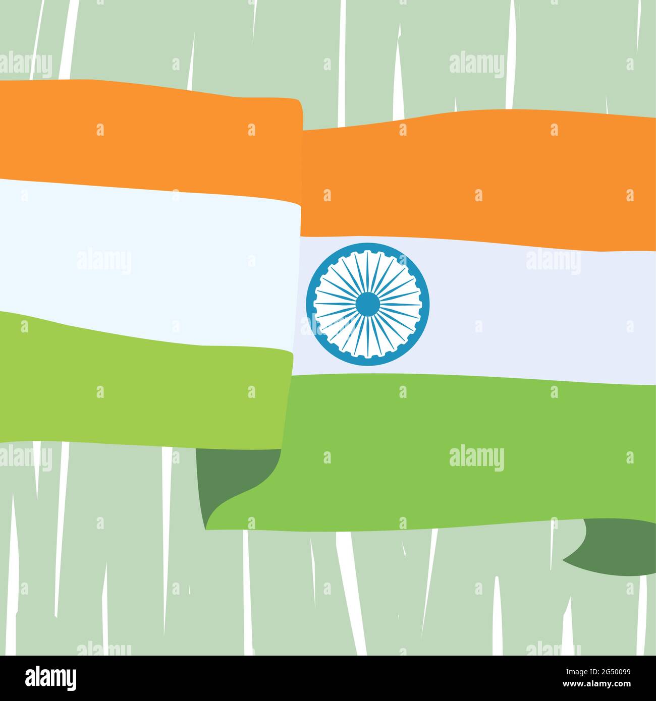 india flag waving on background Stock Vector Image & Art - Alamy