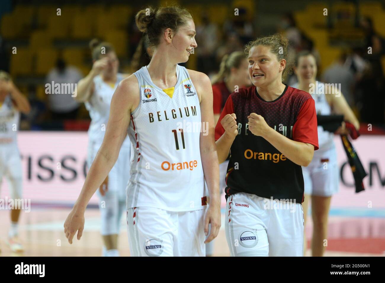 Emma MEESSEMAN of Belgique during the FIBA Women's EuroBasket 2021 ...