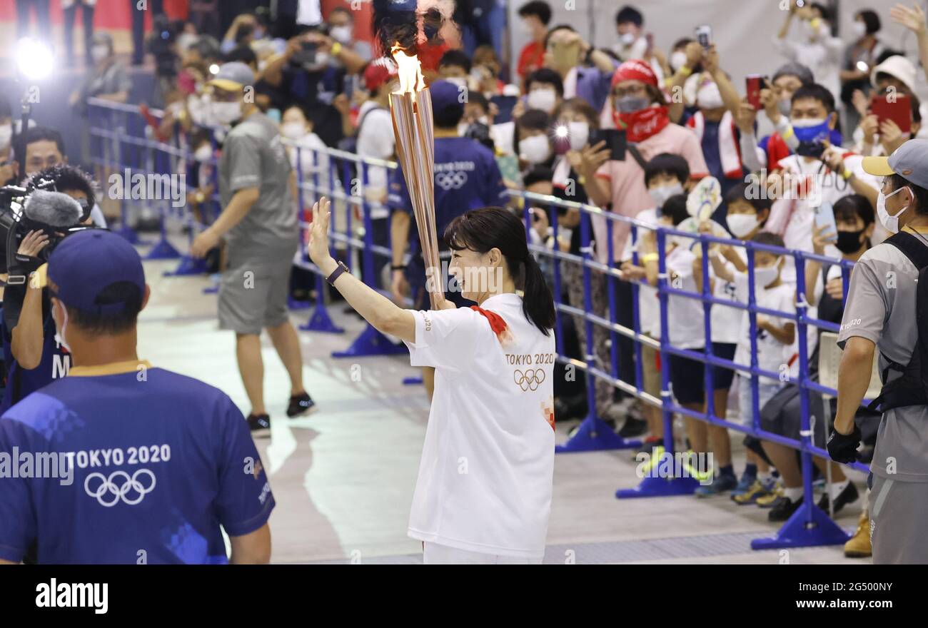 Barcelona Olympics 200-meter breaststroke gold medalist Kyoko Iwasaki ...