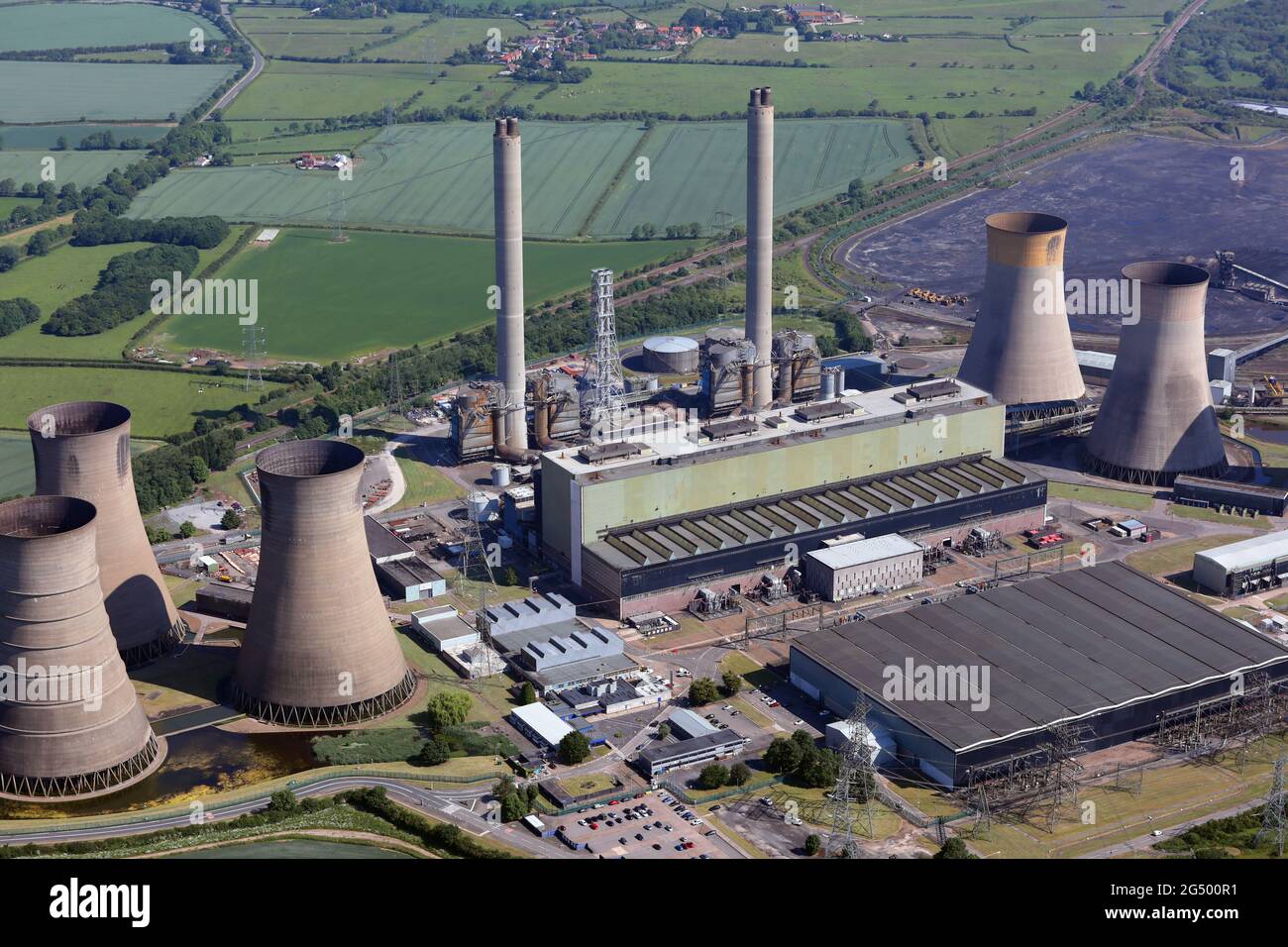Aerial View Power Station High Resolution Stock Photography and Images ...