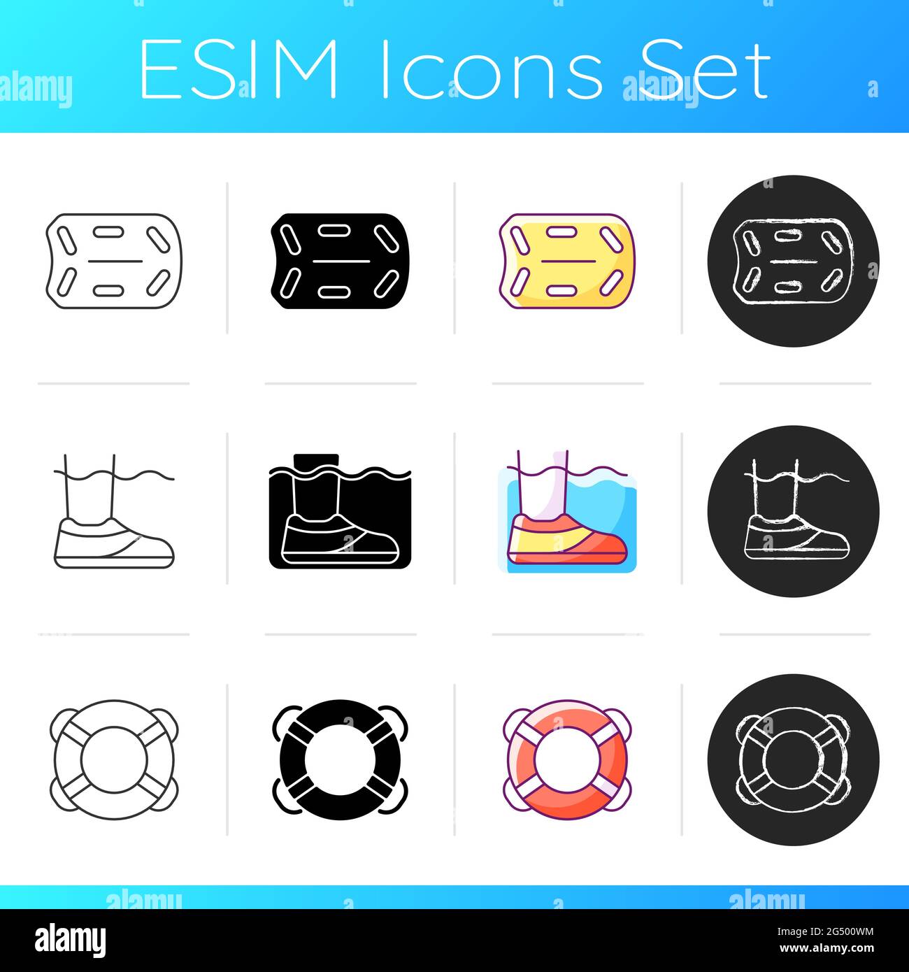 Pool equipment icons set Stock Vector Image & Art - Alamy