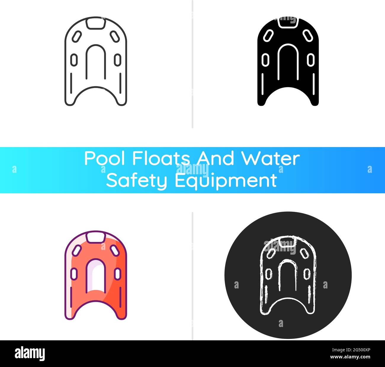 Swimming kickboard Stock Vector Images - Alamy