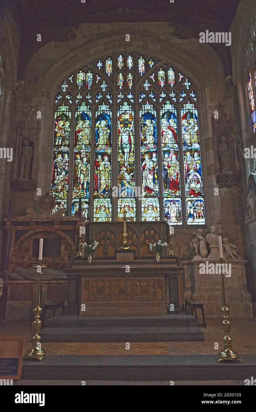 Stained glass windows holy trinity hi-res stock photography and images ...