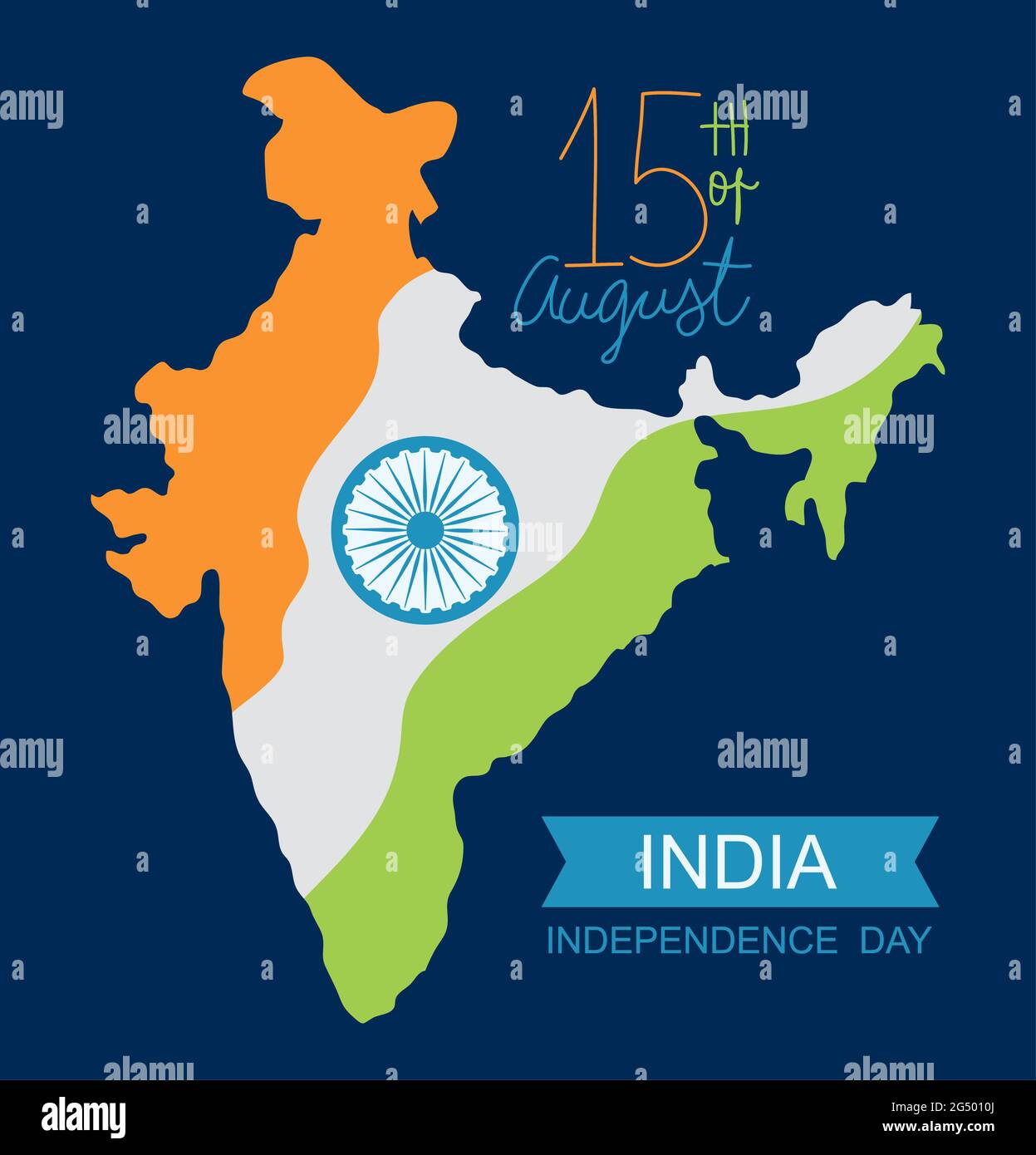 India independence day lettering map hi-res stock photography and ...