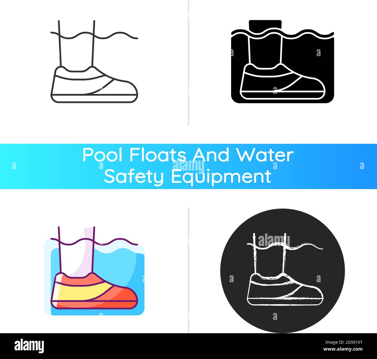 Water shoes icon Stock Vector Image & Art - Alamy
