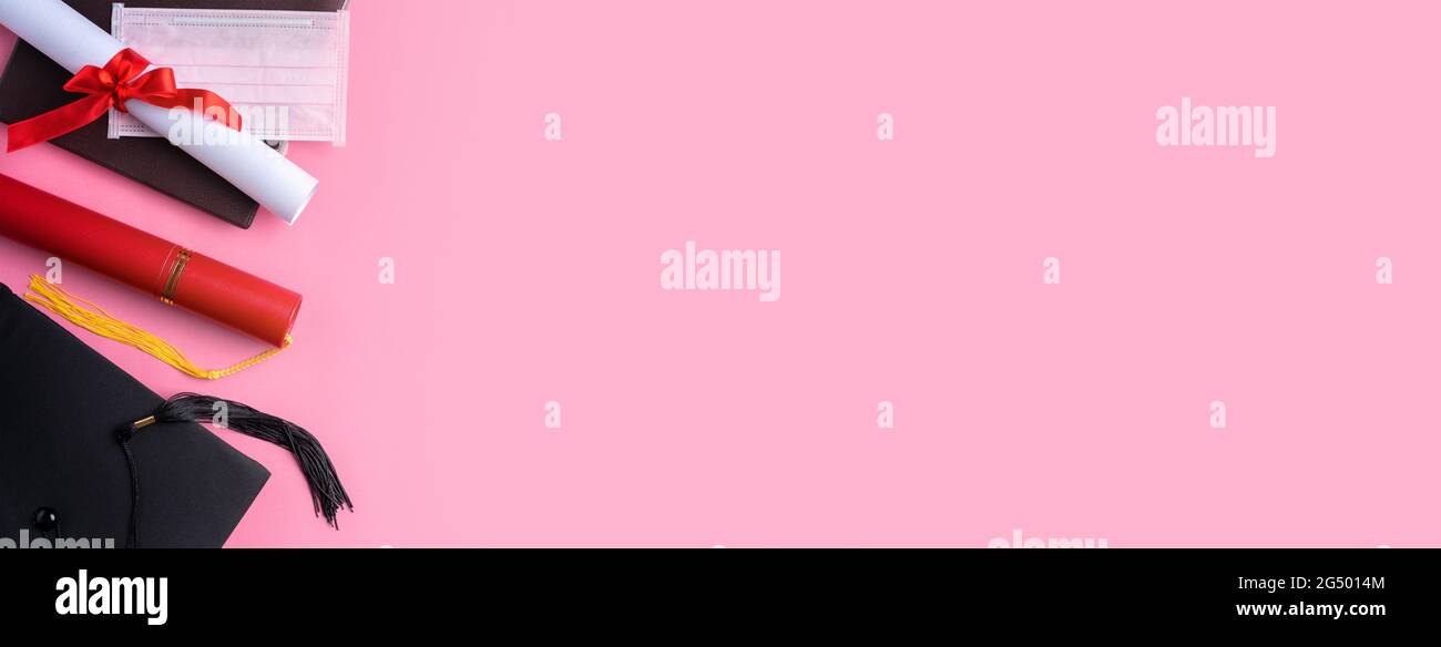 Pink Graduation Background Wallpaper