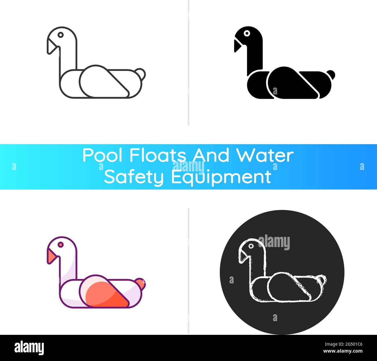 Float icon swimming pool party Stock Vector Images - Alamy