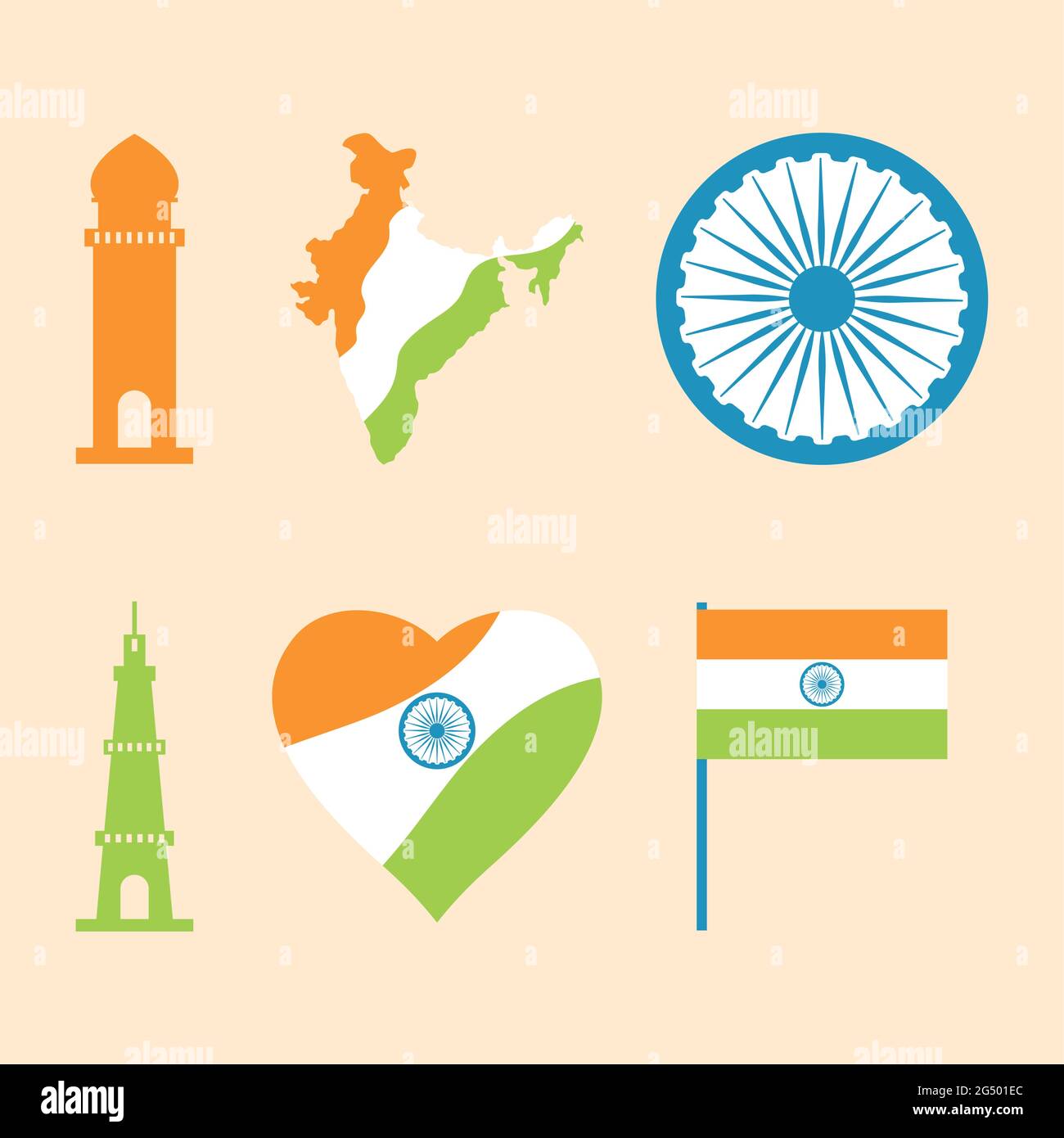 india icon collection on background Stock Vector Image & Art - Alamy
