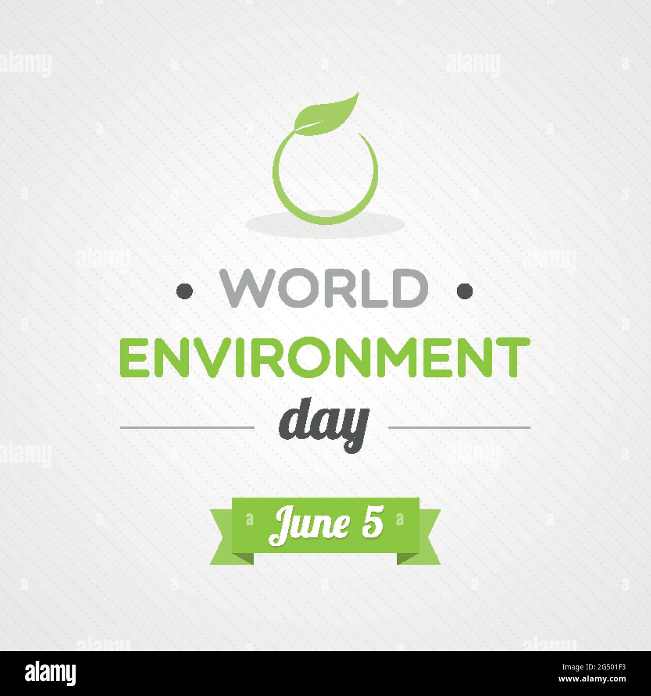 World Environment Day. Awareness banner. Vector illustration, flat ...