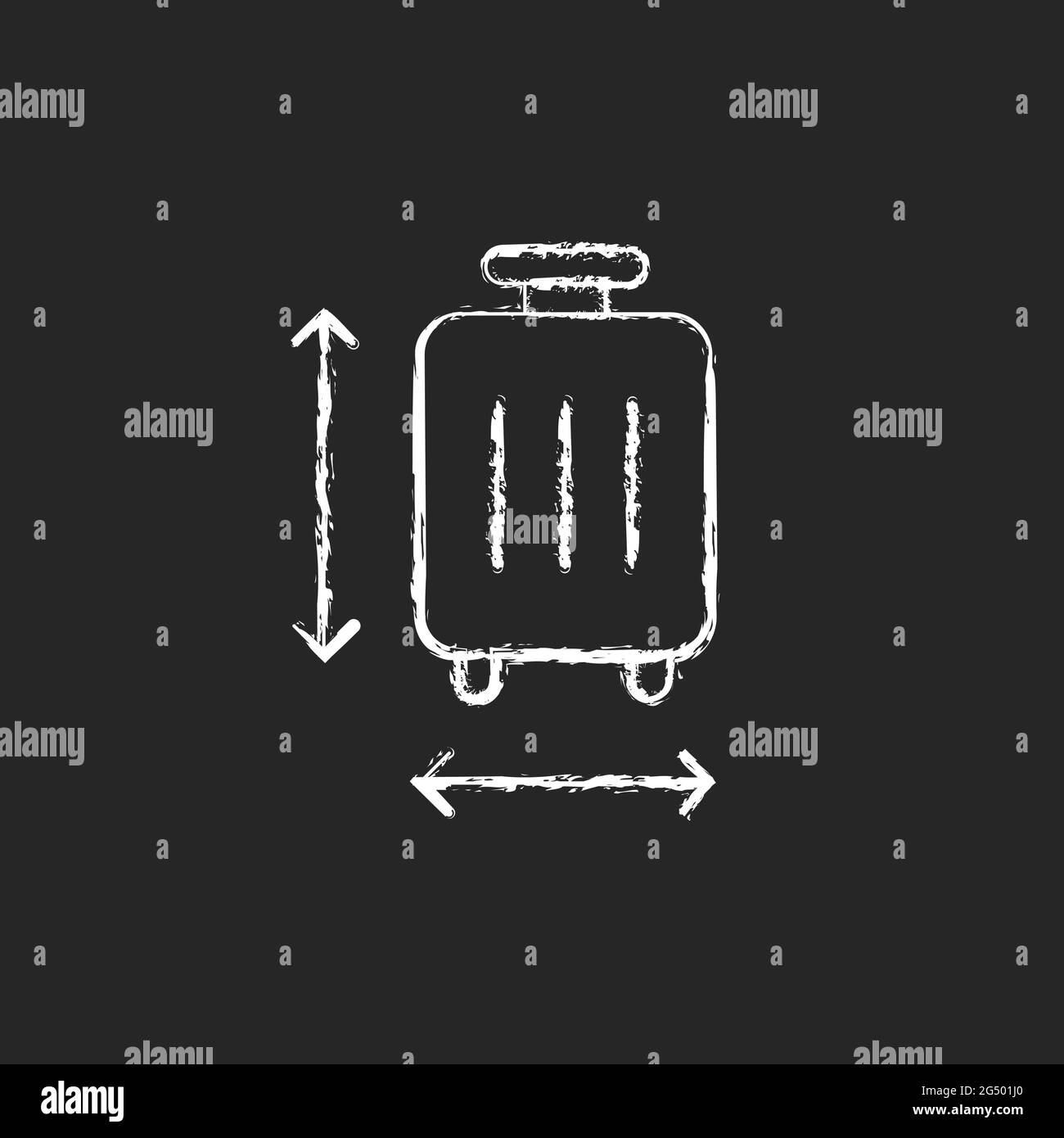 Hand baggage size Stock Vector Images - Alamy
