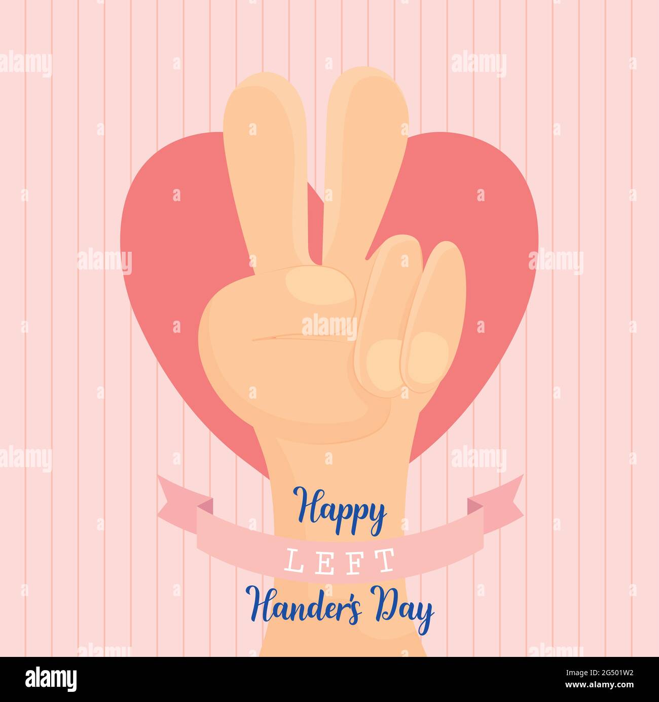 left handers day card Stock Vector Image & Art - Alamy