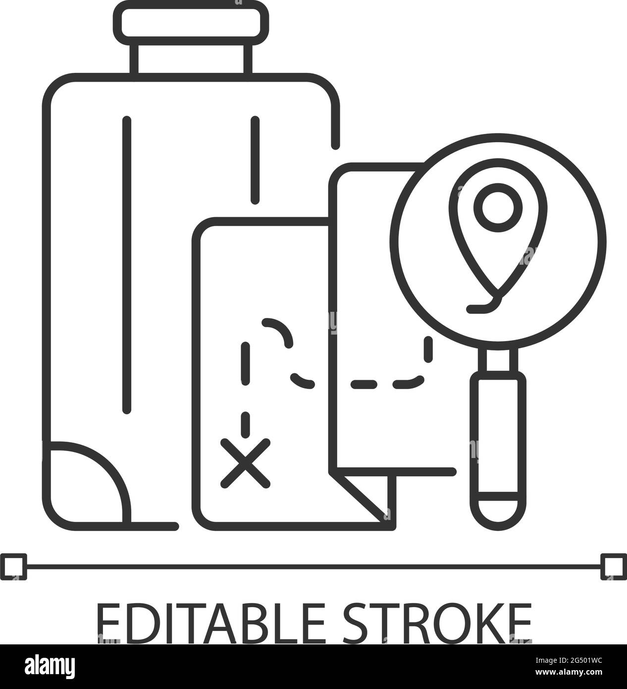 DIY travel linear icon Stock Vector Image & Art - Alamy