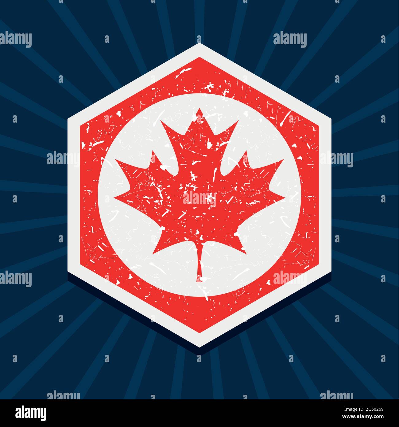 canada design with decorative maple leaf Stock Vector Image & Art - Alamy
