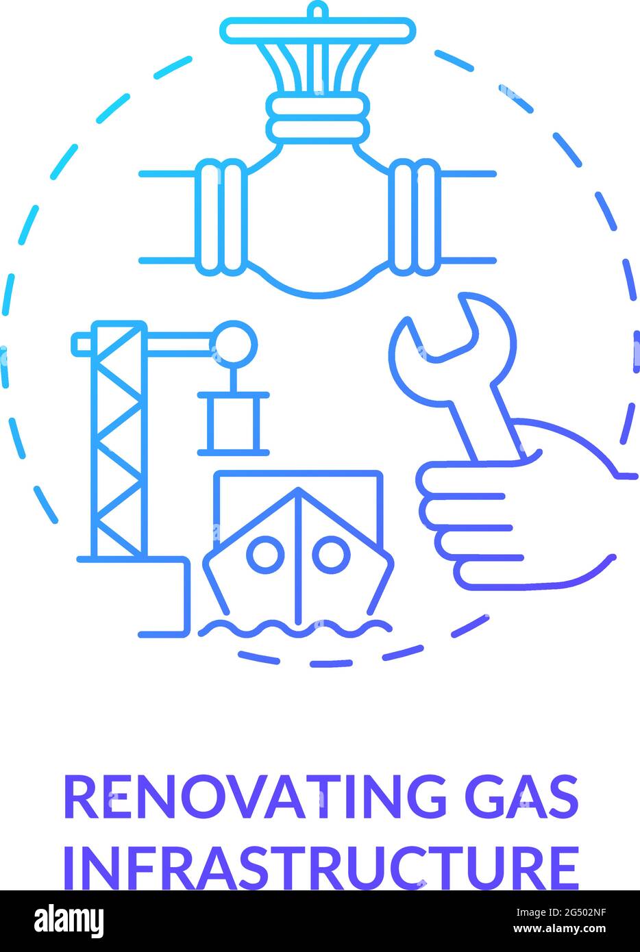 Renovating gas infrastructure concept icon Stock Vector Image & Art - Alamy Renovating gas infrastructure concept icon Stock Vector Image & Art - Alamy