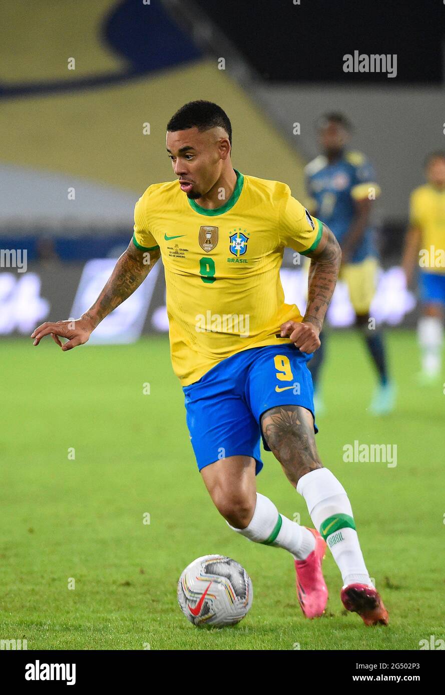 Rio de Janeiro, Brazil - June 23, 2021 Brazil v Colombia, Copa America ...
