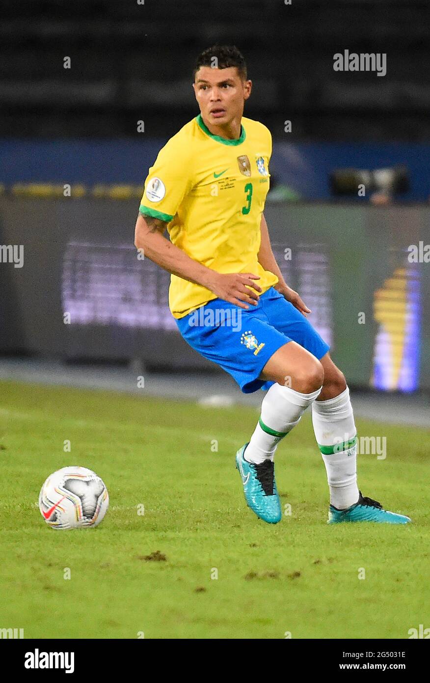 Rio de Janeiro, Brazil - June 23, 2021 Brazil v Colombia, Copa America ...