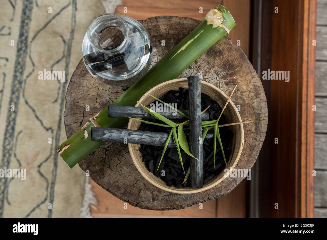 Still image of environmentally friendly Bamboo products Stock Photo - Alamy