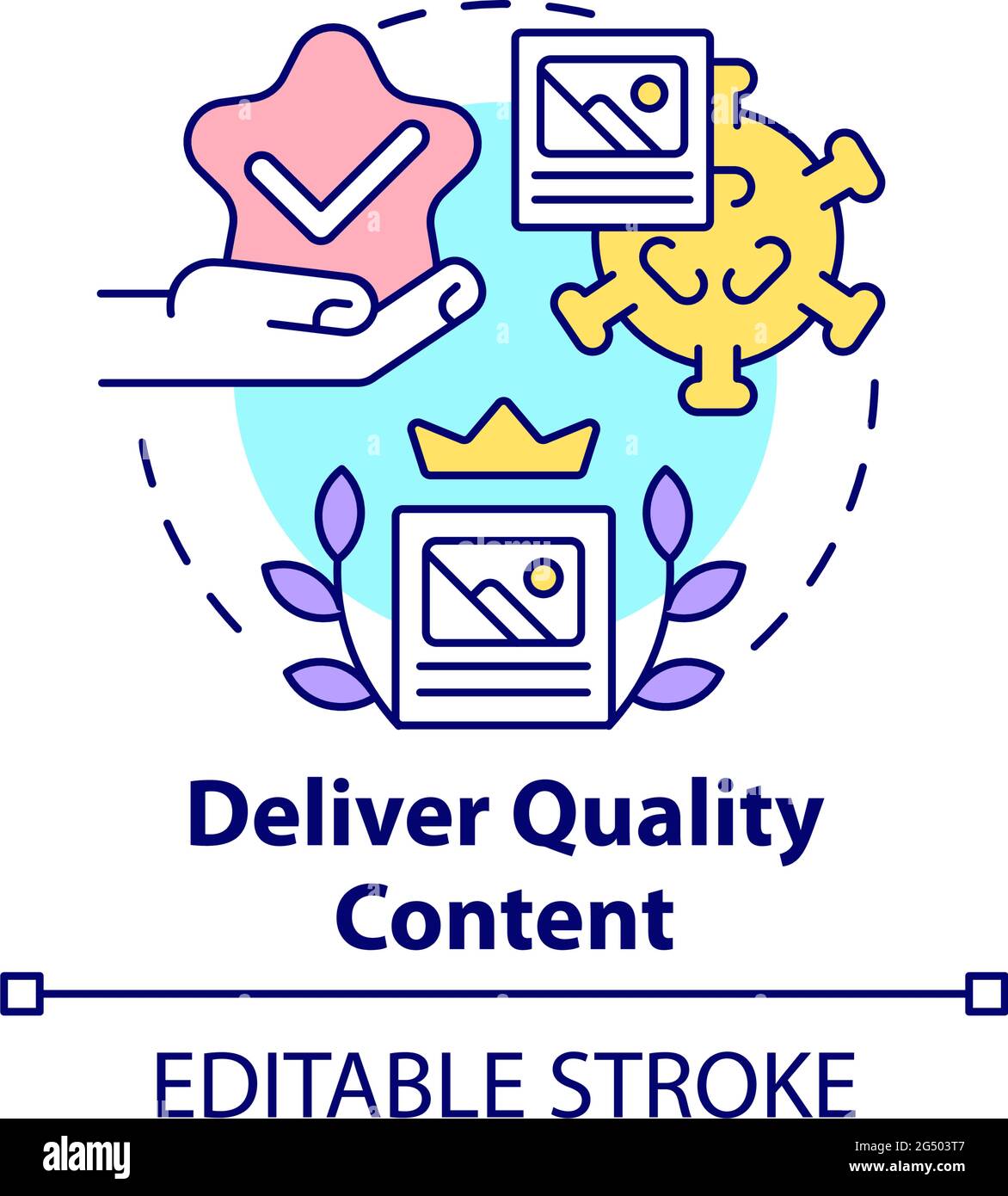 Deliver content hi-res stock photography and images - Alamy