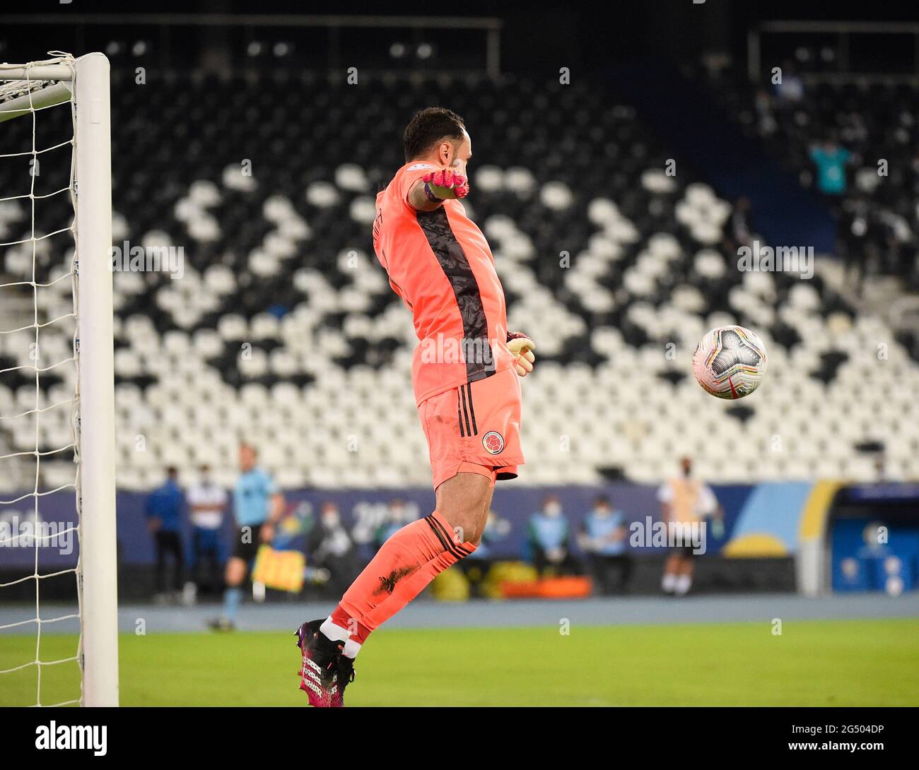 Colombia player David Ramirez during a Group B match between Brazil and ...
