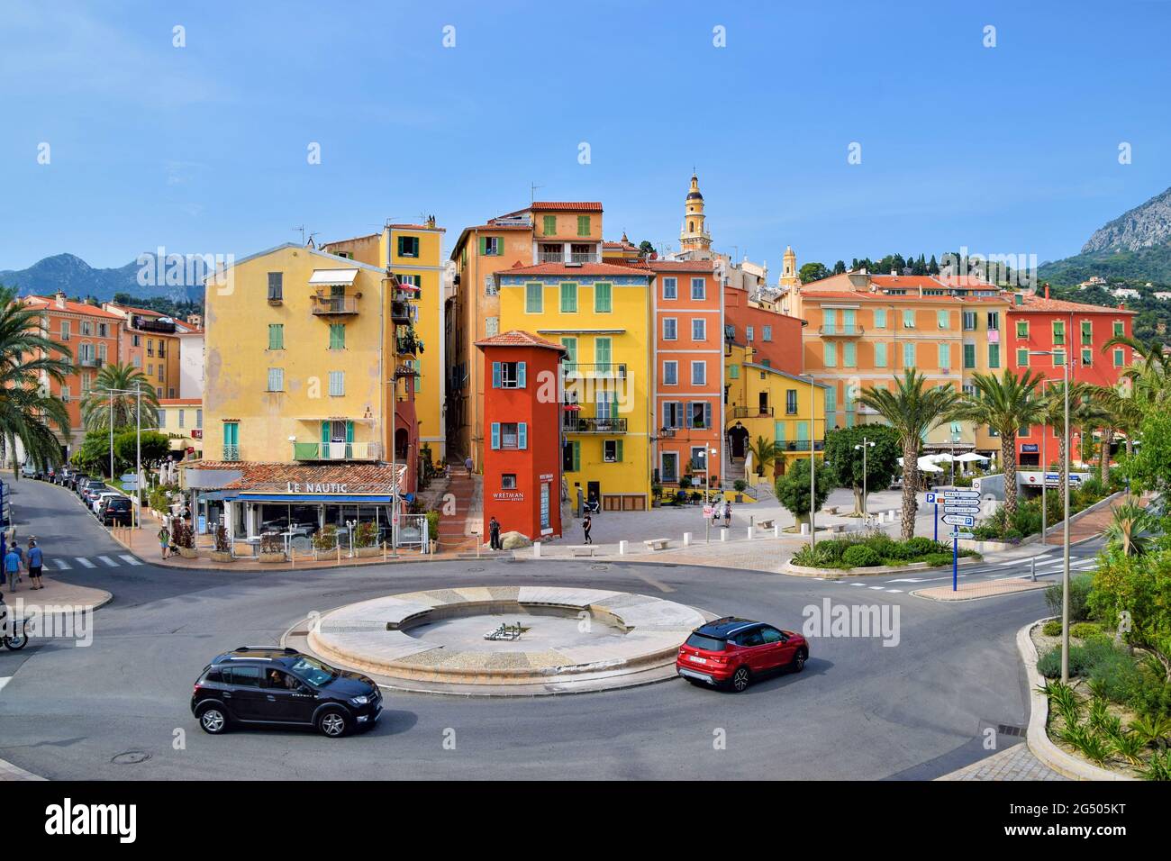 Menton Old Town, South of France Stock Photo - Alamy