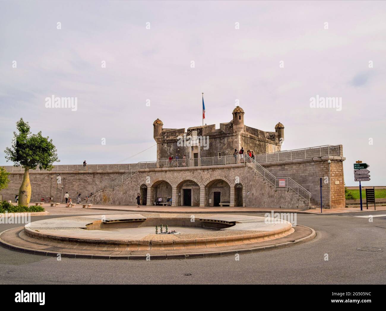Old bastion in menton hi-res stock photography and images - Alamy
