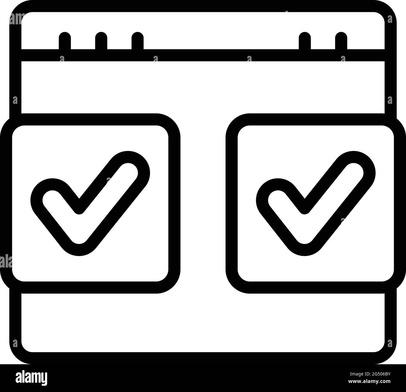 Regulated products compare icon. Outline Regulated products compare ...