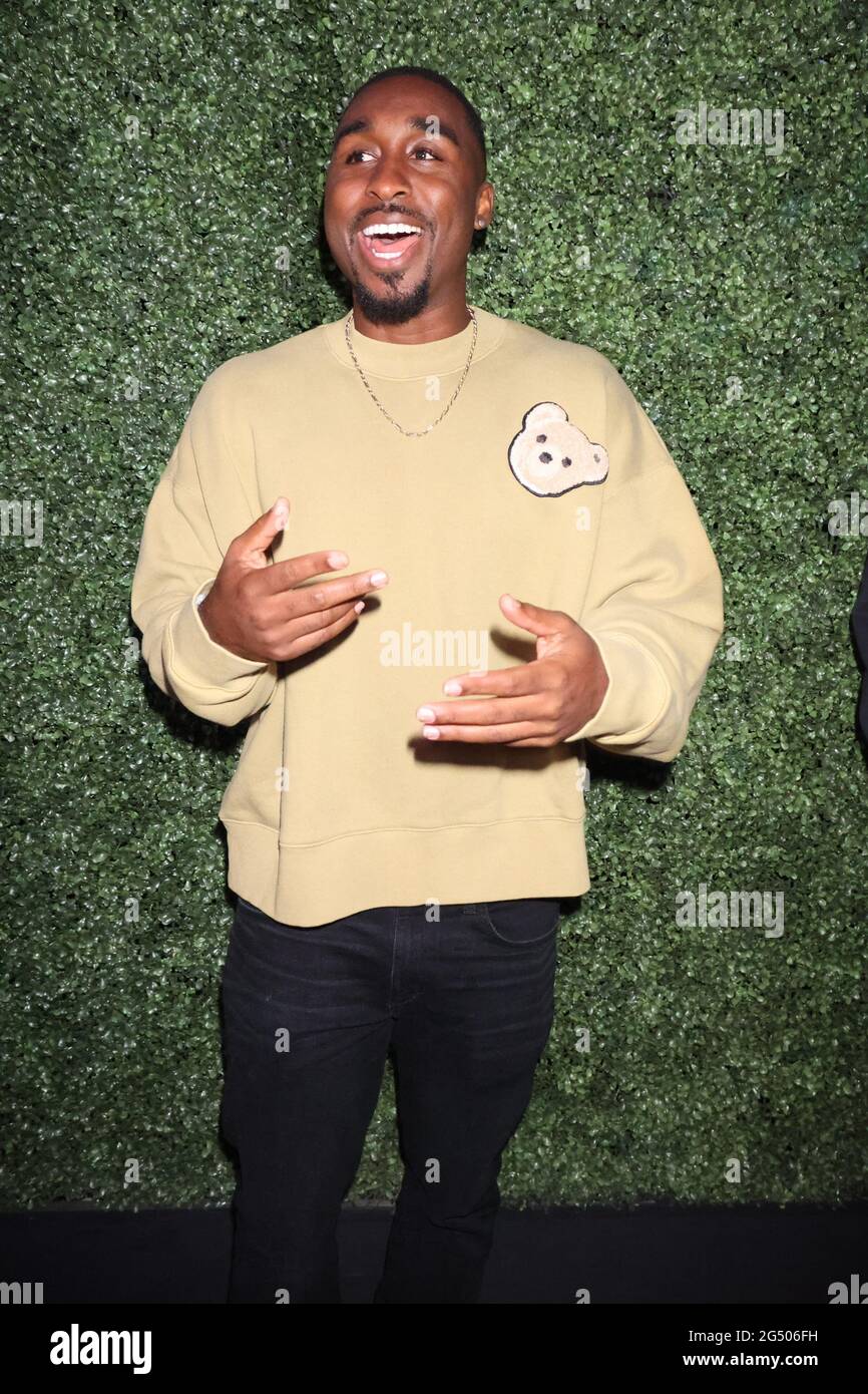 BEVERLY HILLS, CA - JUNE 23: Demetrius Shipp Jr. at Monaco, With God's ...