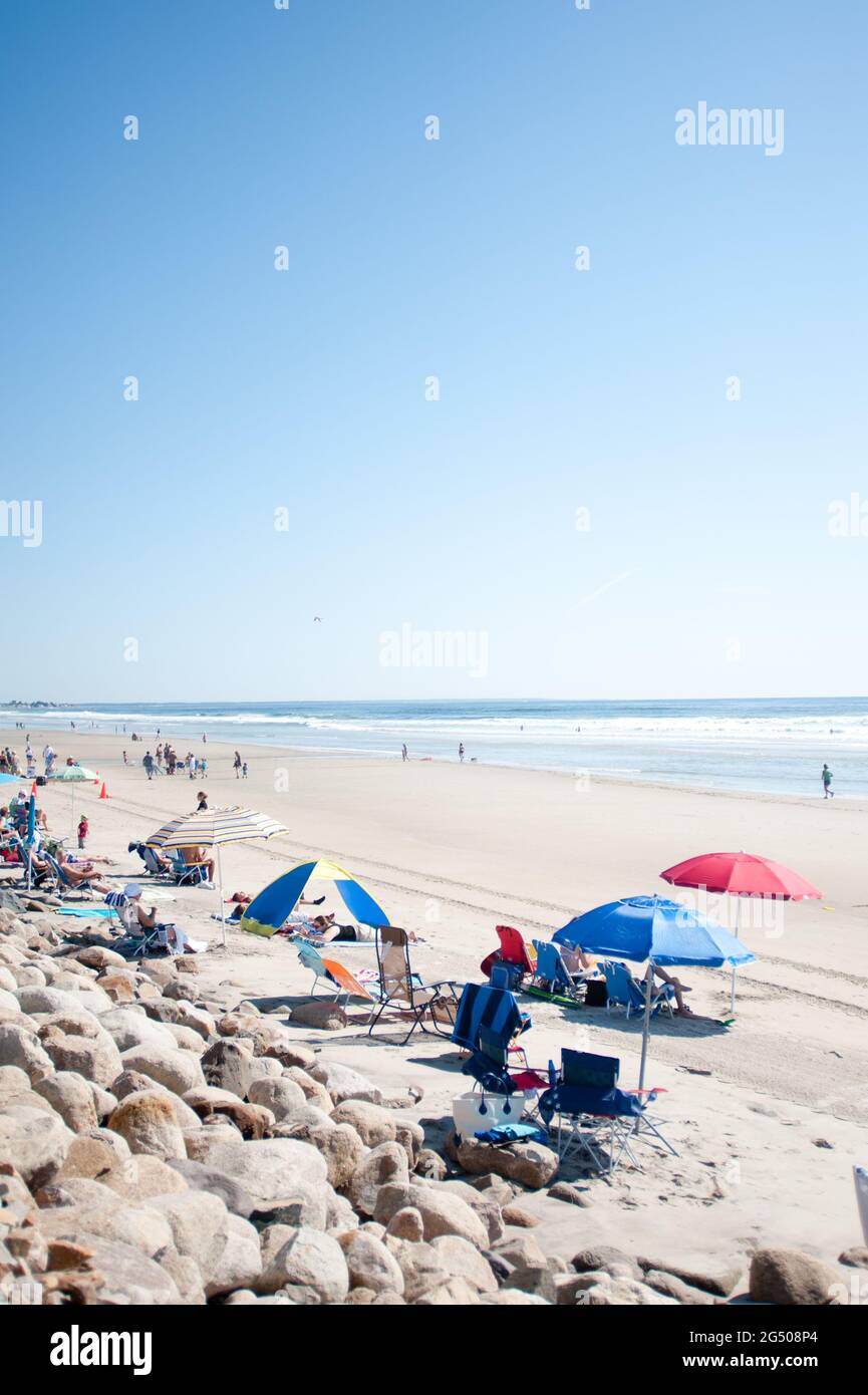 Footbridge beach ogunquit hi-res stock photography and images - Alamy