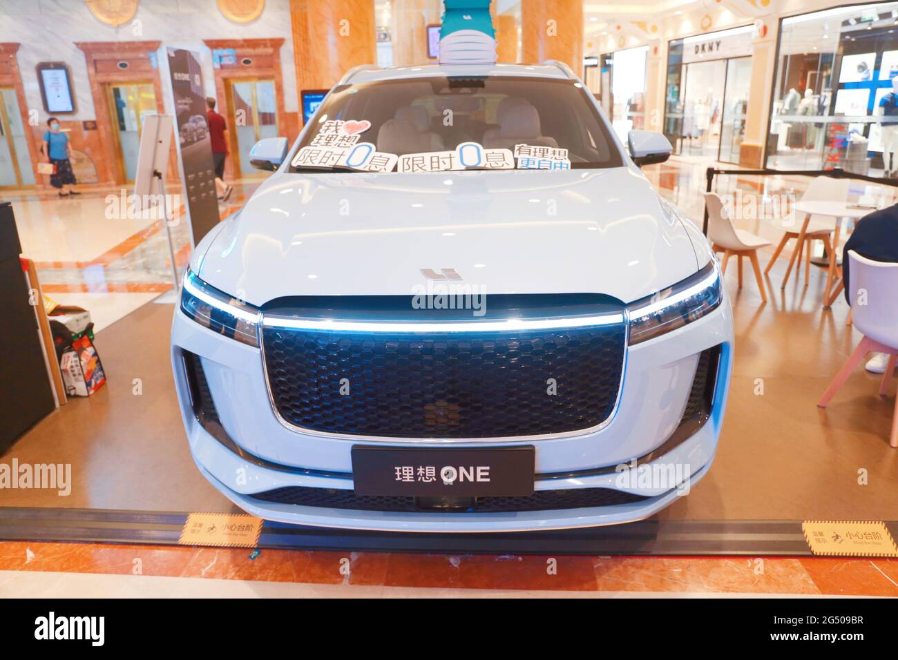 SHANGHAI, CHINA - MAY 10, 2021 - A luxury smart electric car, the Li ...